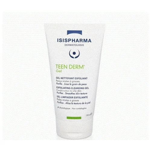 gel, crème, huile | ISISPHARMA TEEN DERM GEL NETTOYANT EXFOLIANT 150ML ...